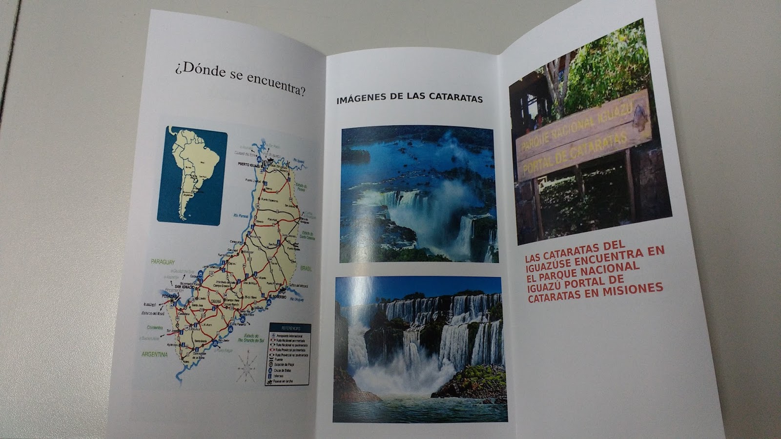 Escuela Florentino Ameghino: Quinto grado- Folletos turísticos