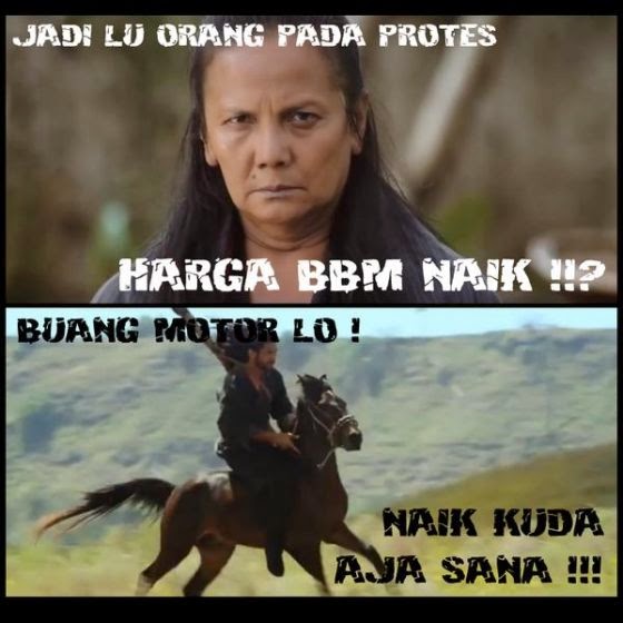 15 Meme Lucu Kenaikan BBM | Blog Sepi Sunyi