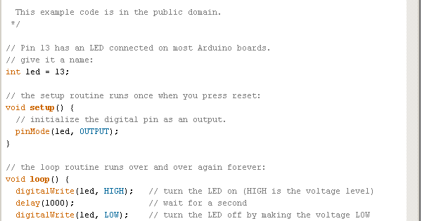 Programación en Arduino IDE