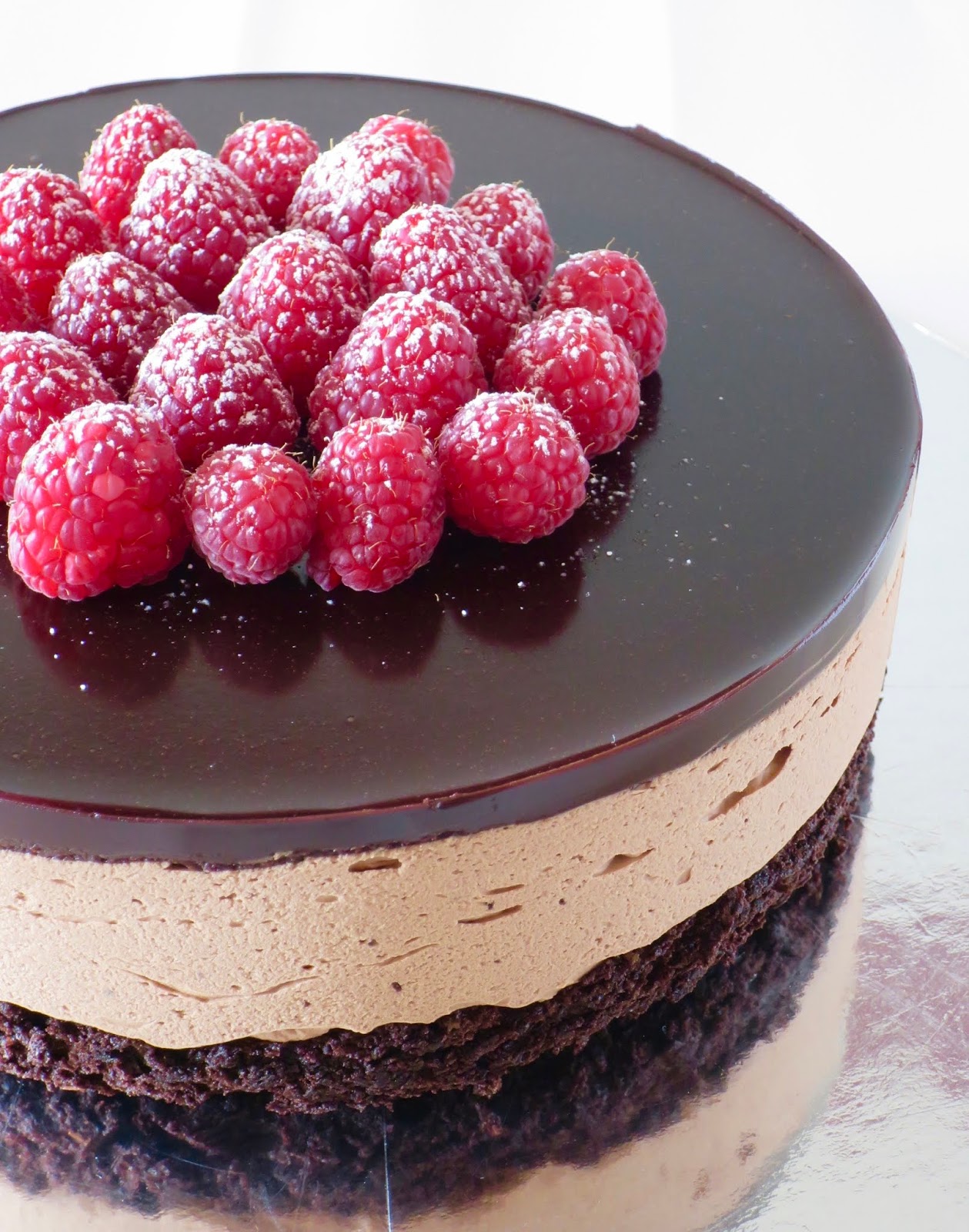 Coccole e Ganache: Cheesecake al cioccolato e lamponi
