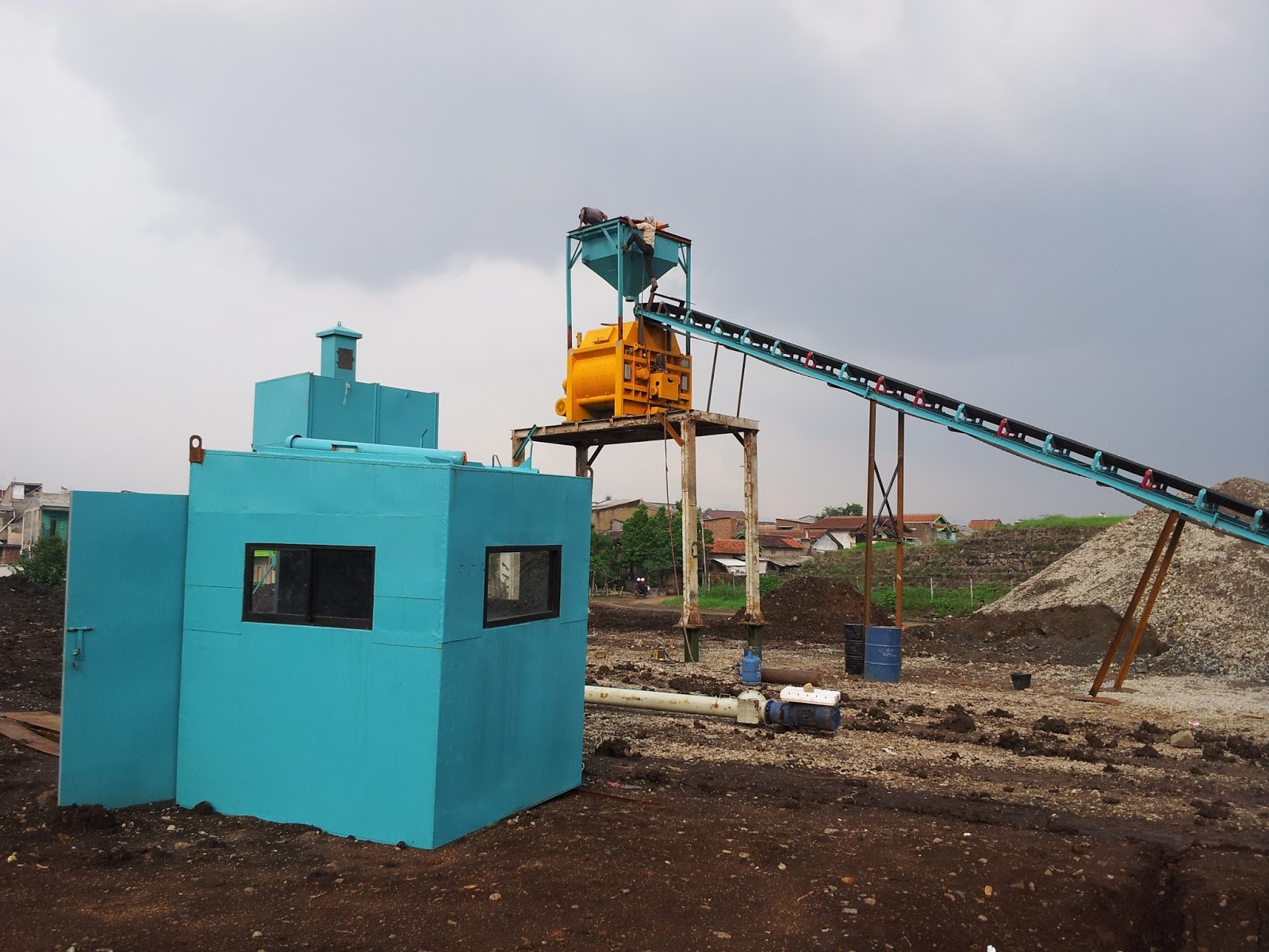 Disewakan Batching Plant Trailler Untuk On Site di Lokasi Proyek Anda ...