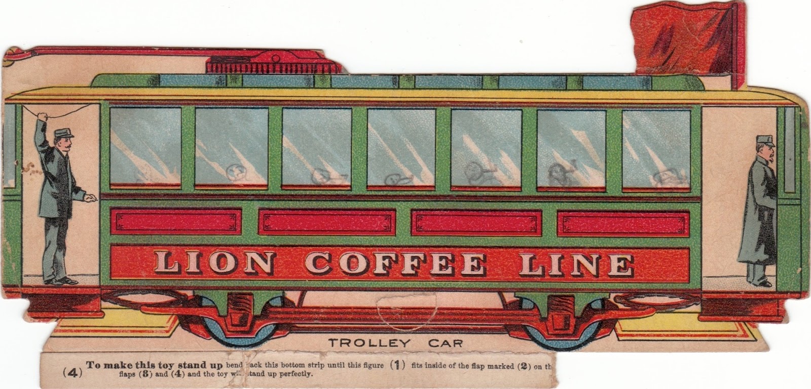 The Paper Collector: Lion Coffee Trolley, c. 1900