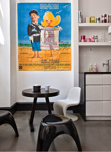 Inspire My Interior: Oversized vintage posters