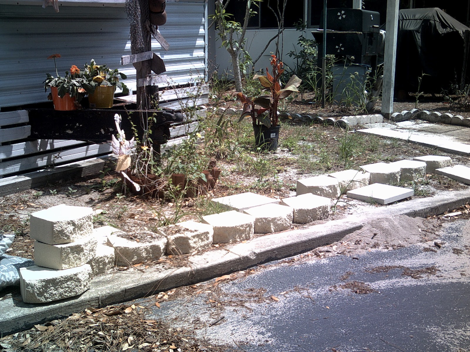 The Journey's End: Landscaping with sea shells...