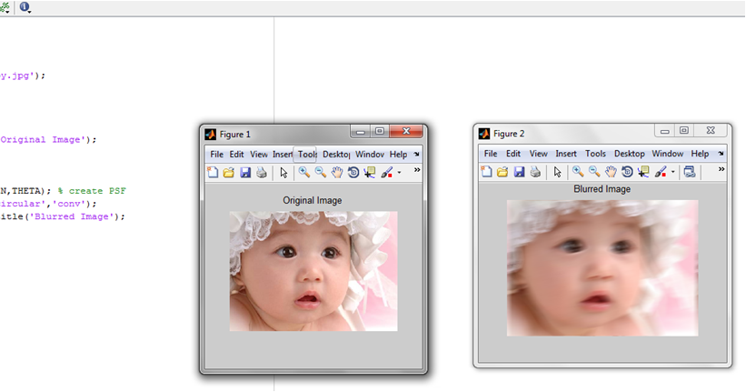 Write a MATLAB program for Deblurring - SourceCodePoint