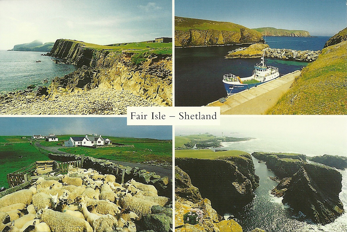 Postcards A world Travelogue: From Ironbridge to Fair Isle in Scotland.