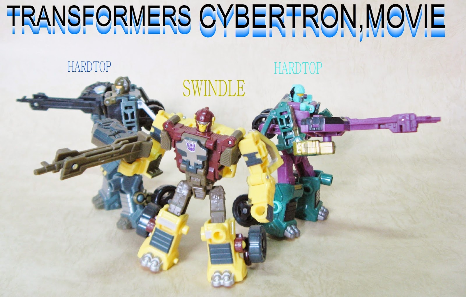 Transformers : CYBERTRON Scout class SWINDLE & HARDTOP變形金剛銀河戰士 偵察兵級史雲度和硬頂