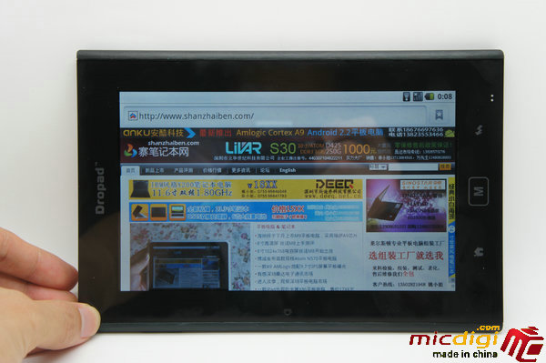 DROPAD A8X: Características