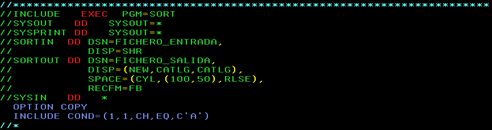 PerroCobolero: INCLUDE & OMIT - JCL