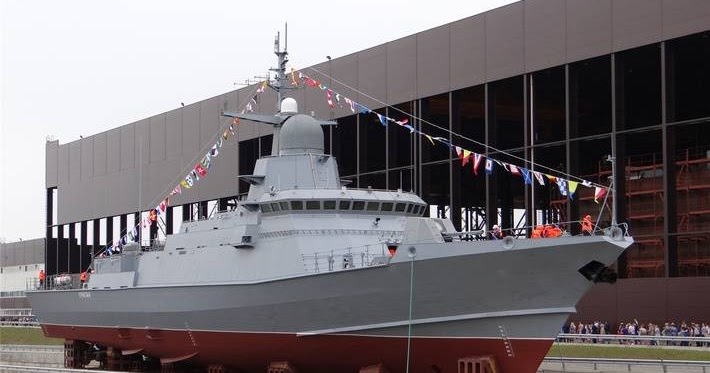 Military and Commercial Technology: Launch ceremony for Project 22800 ...