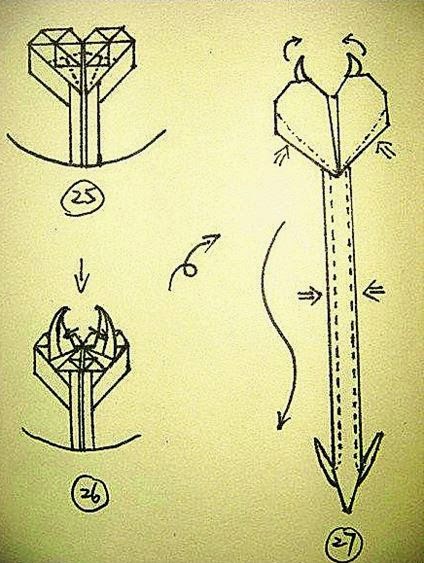 DIY Origami Devil Heart Ring - The Idea King