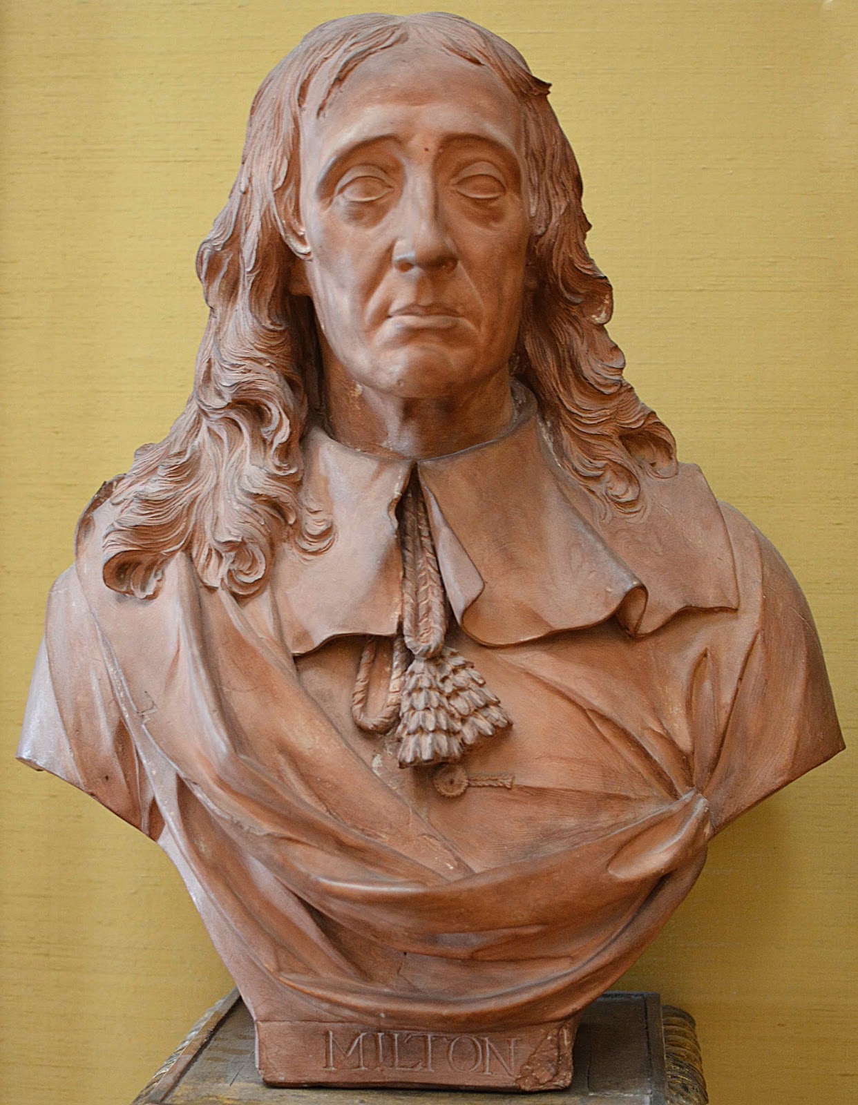 English 18th Century Portrait Sculpture: Terracotta of Milton by ...