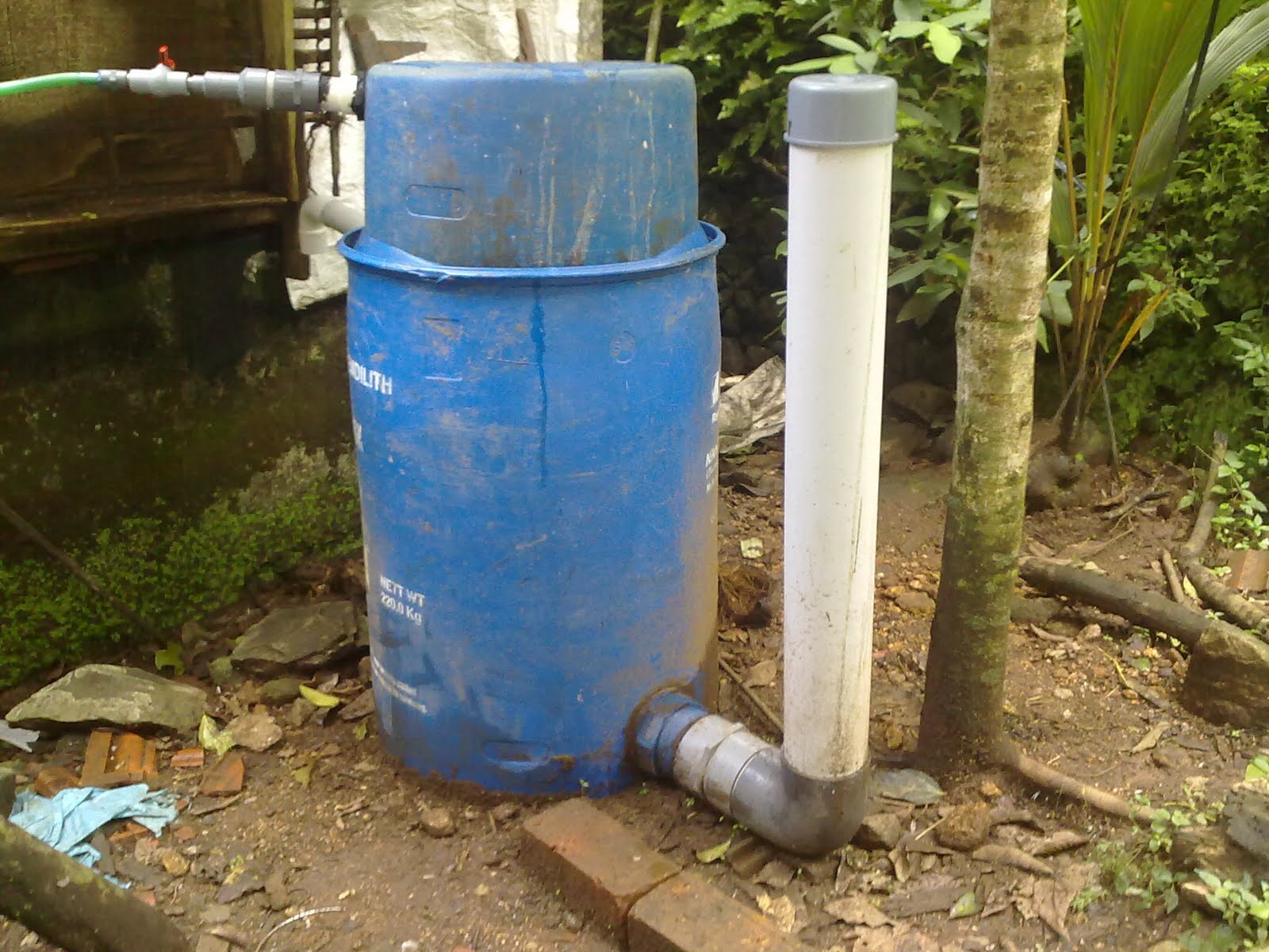 My Home Hobbies.: Home Made Bio gas Plant.