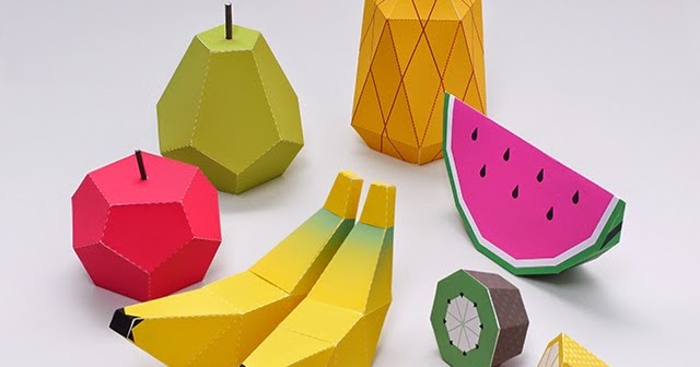 Initiales GG ... : Des fruits en 3D à imprimer