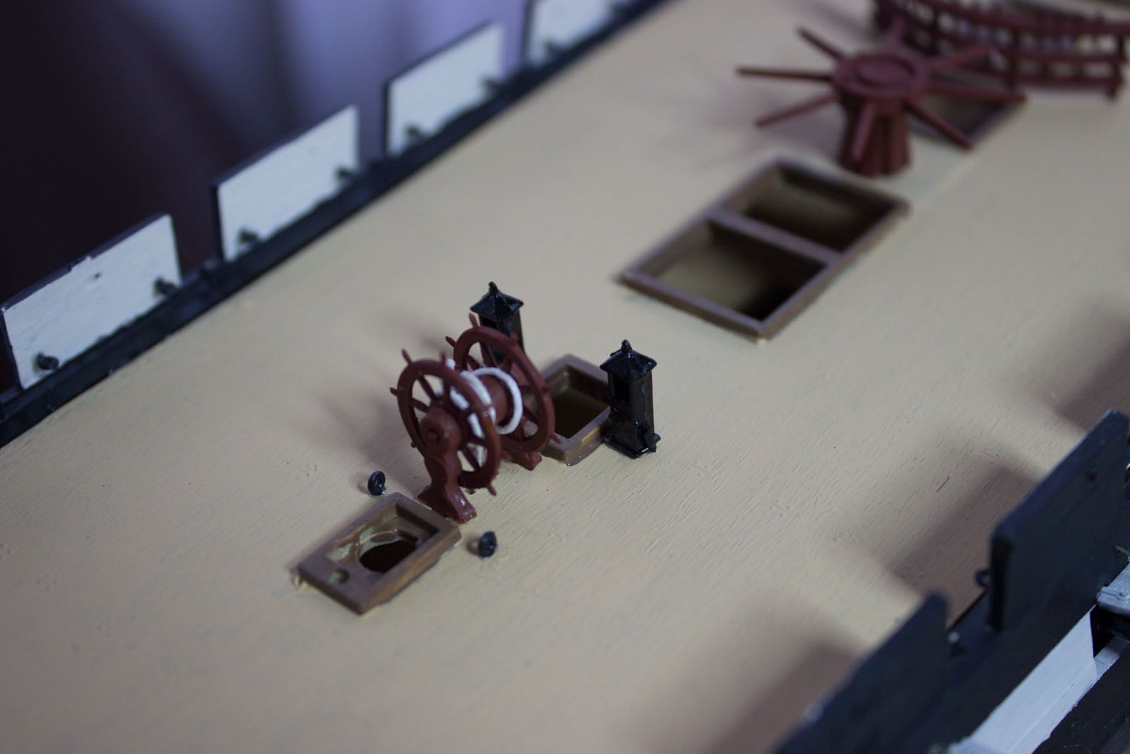 Sailing Ship Models: USS Constitution - Spar Deck Details (Part II)