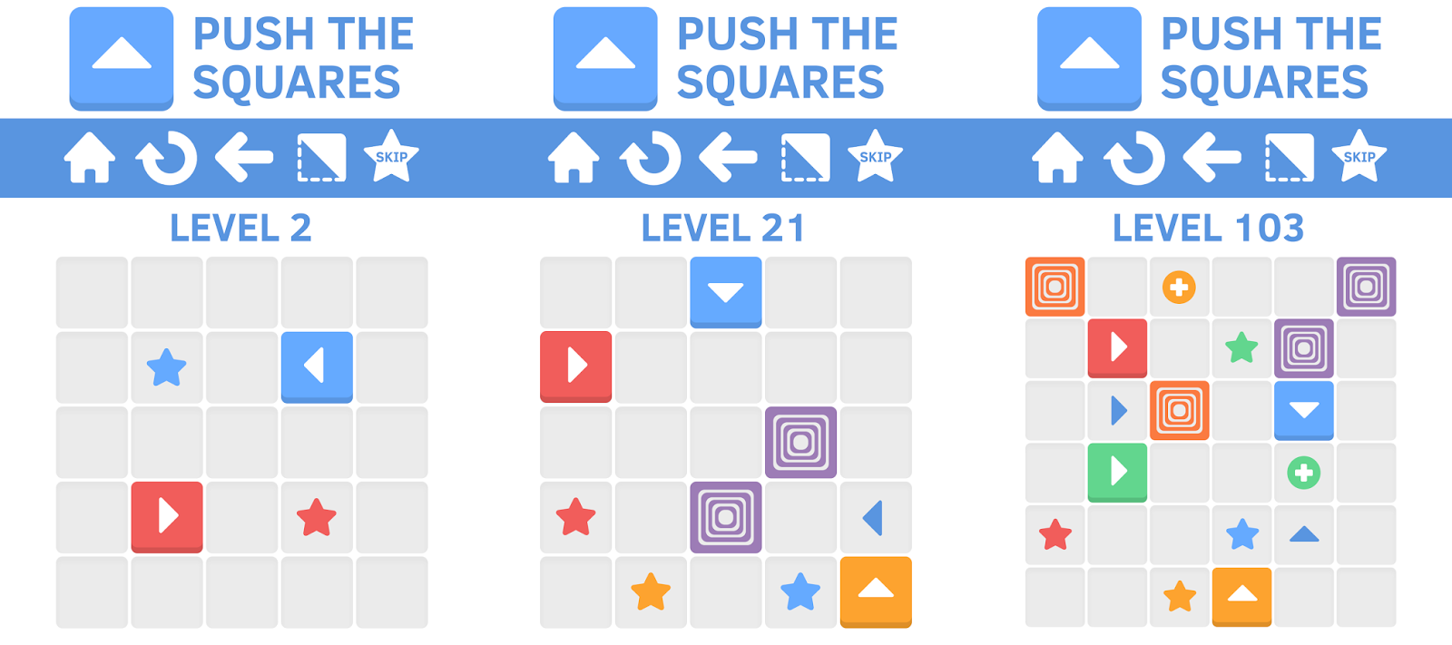 Push the Squares Walkthrough ~ Doors Geek