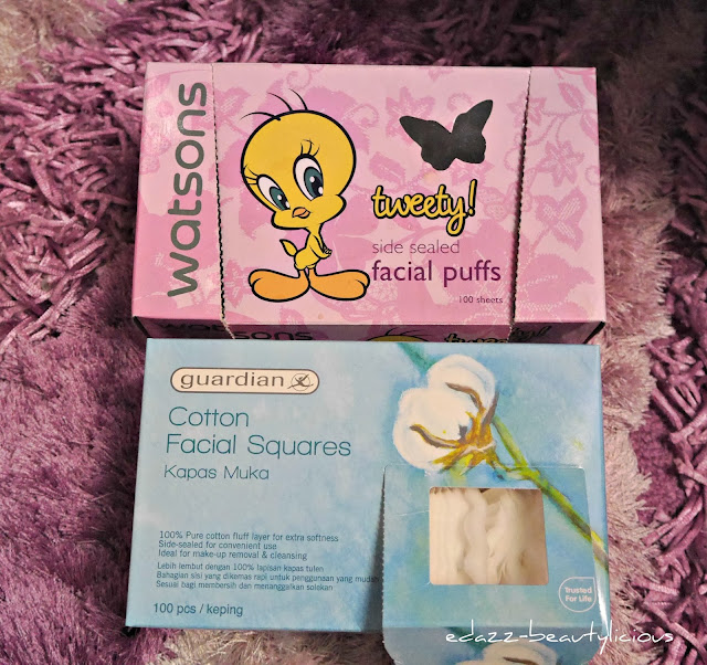 Beautylicious: [Beautylicious Review]: Facial Cotton Puff ; Watson VS ...