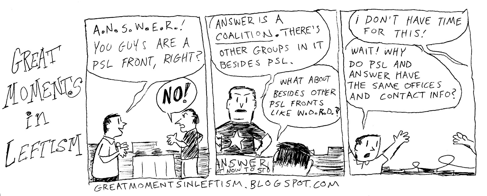 Great Moments in Leftism: Front Group