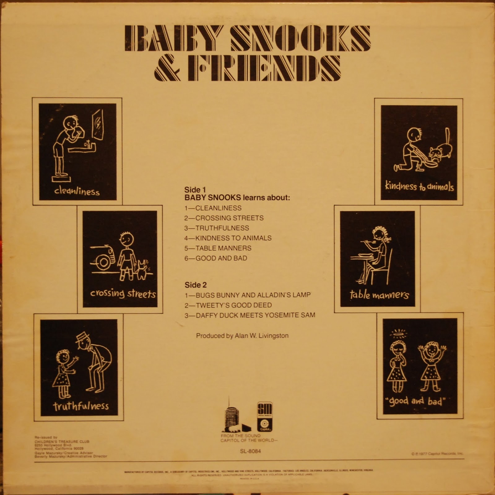 the sphinx: Baby Snooks & Friends (Capitol, 1977)