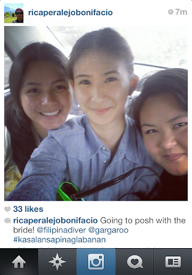 Rica Peralejo bonds with her sister-bride | Pinoy Reality Showbiz ...