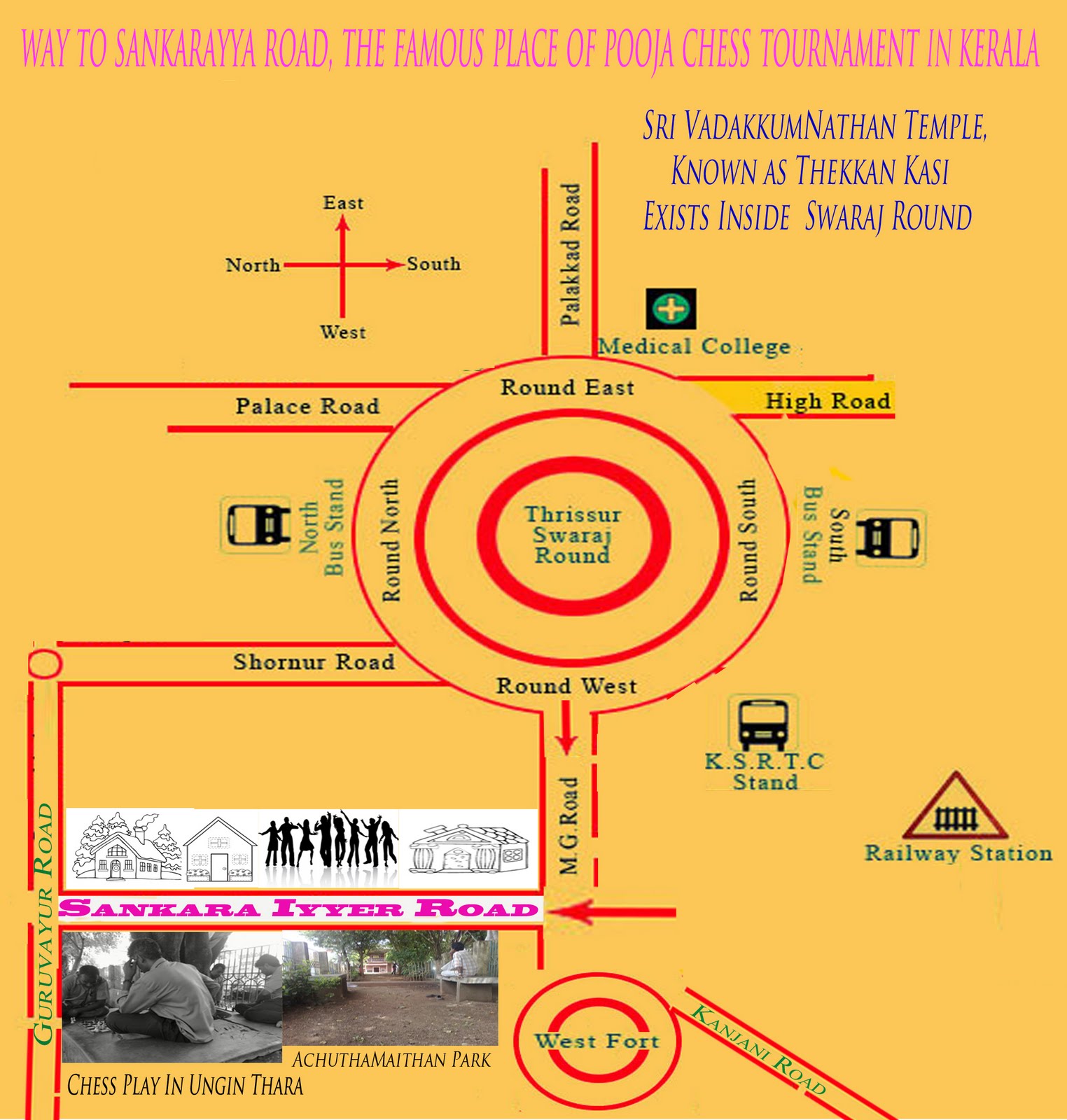 SANKARAYYA ROAD CHESS TOURNAMENT: Map Of Sankarayya Road