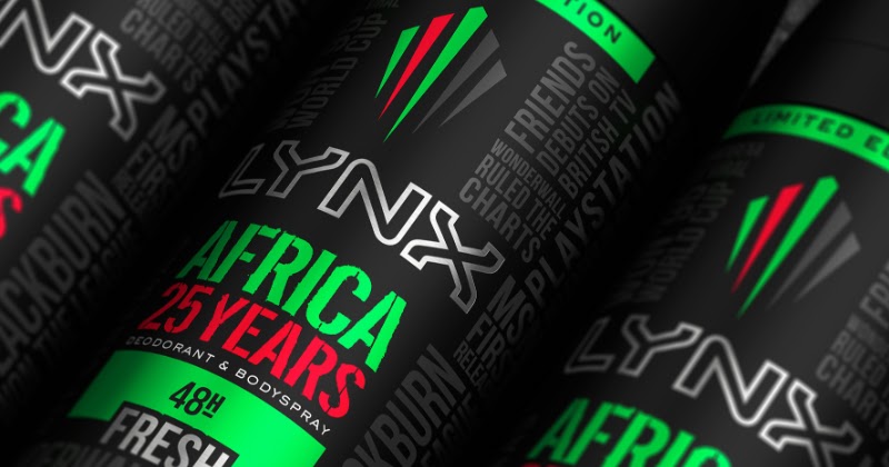 LYNX Africa 25 years Limited Edition Range on Packaging of the World ...