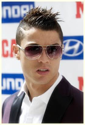 Model Rambut Cristiano Ronaldo dulu dan sekarang 2013