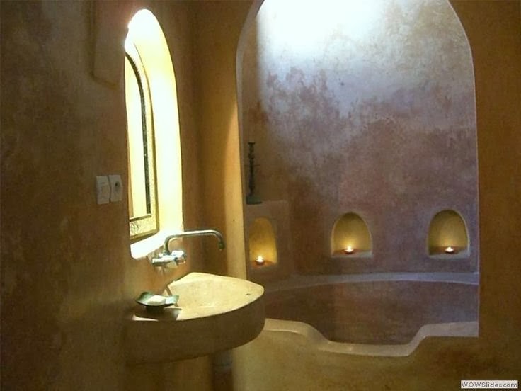 DIARIO DI UNA SPARNA: Il Cocciopesto, la calce romana e il tadelakt