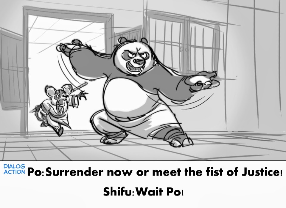 JOONKI PARK'S STORYBOARD PORTFOLIO: Kung Fu Panda Story Test