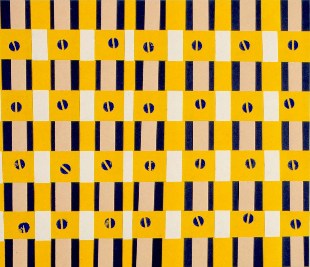 Art for Small Hands: Printing - Patterns on Weaving