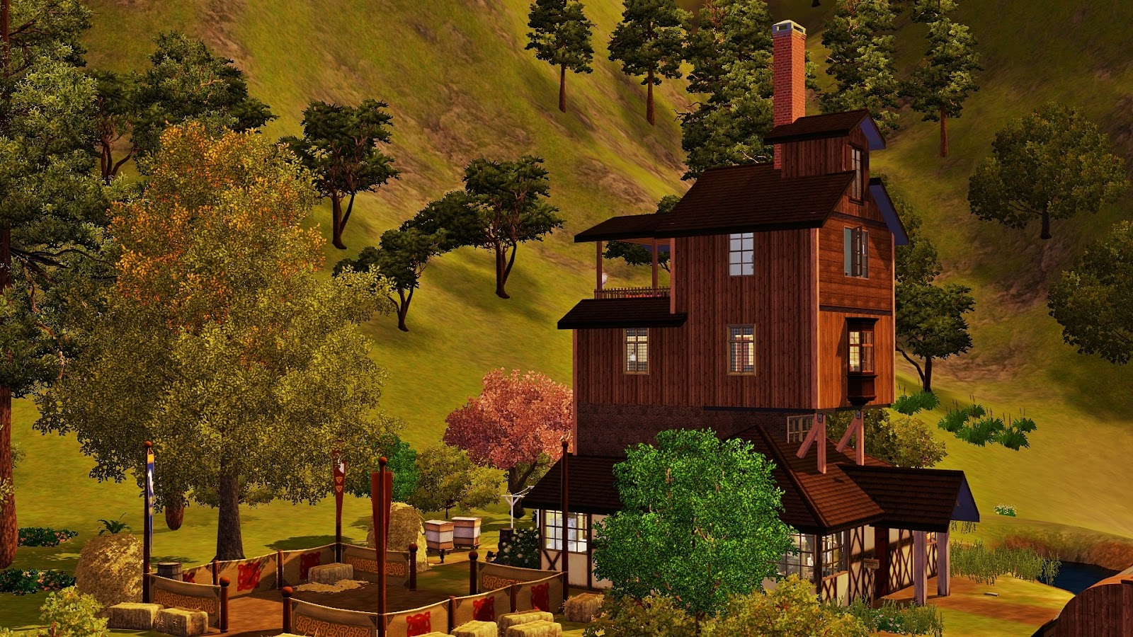 Frau Engel: The Weasleys' House "The Burrow"