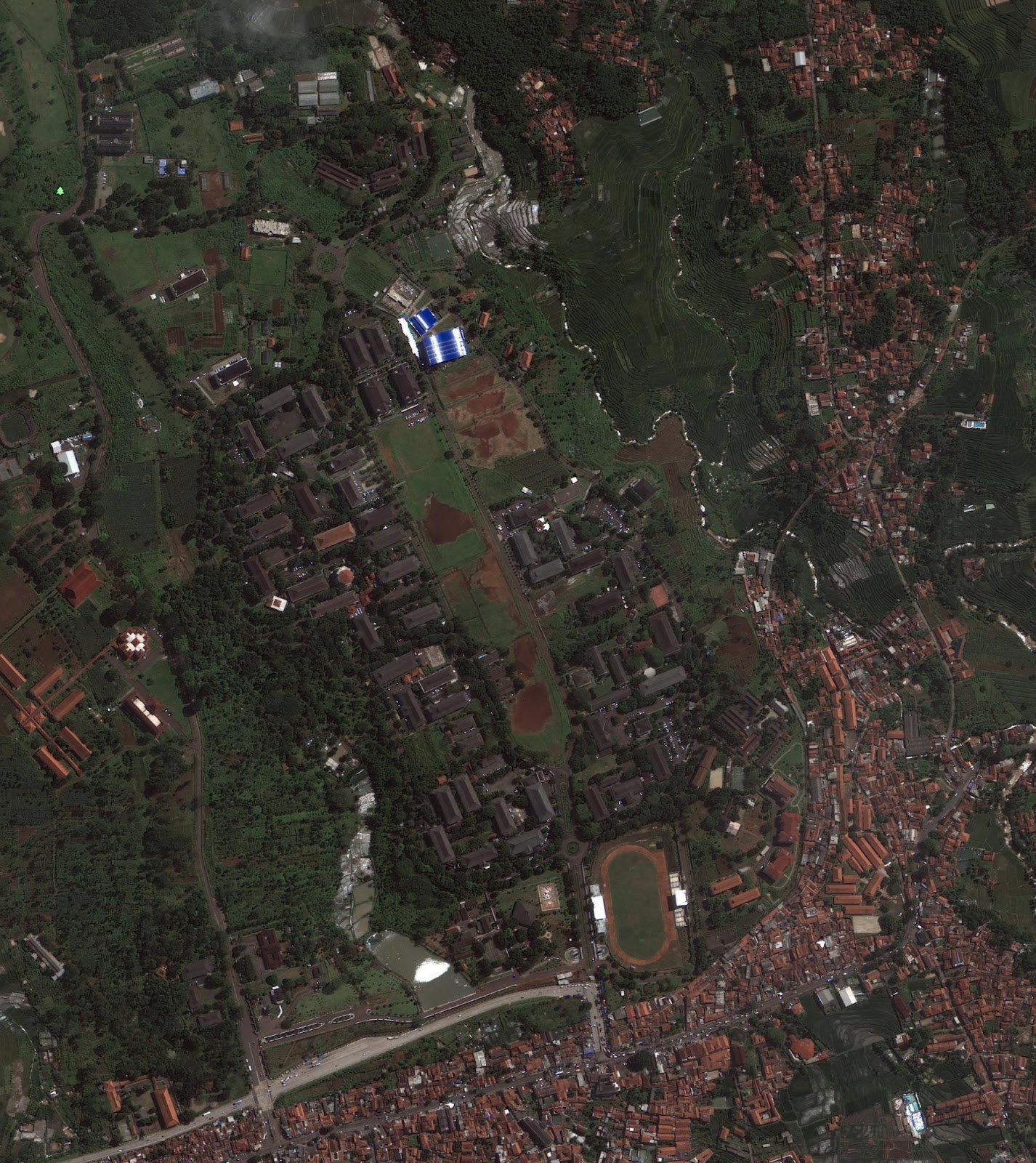 Blue Diver: Foto Udara Universitas Padjadjaran Kampus Jatinangor