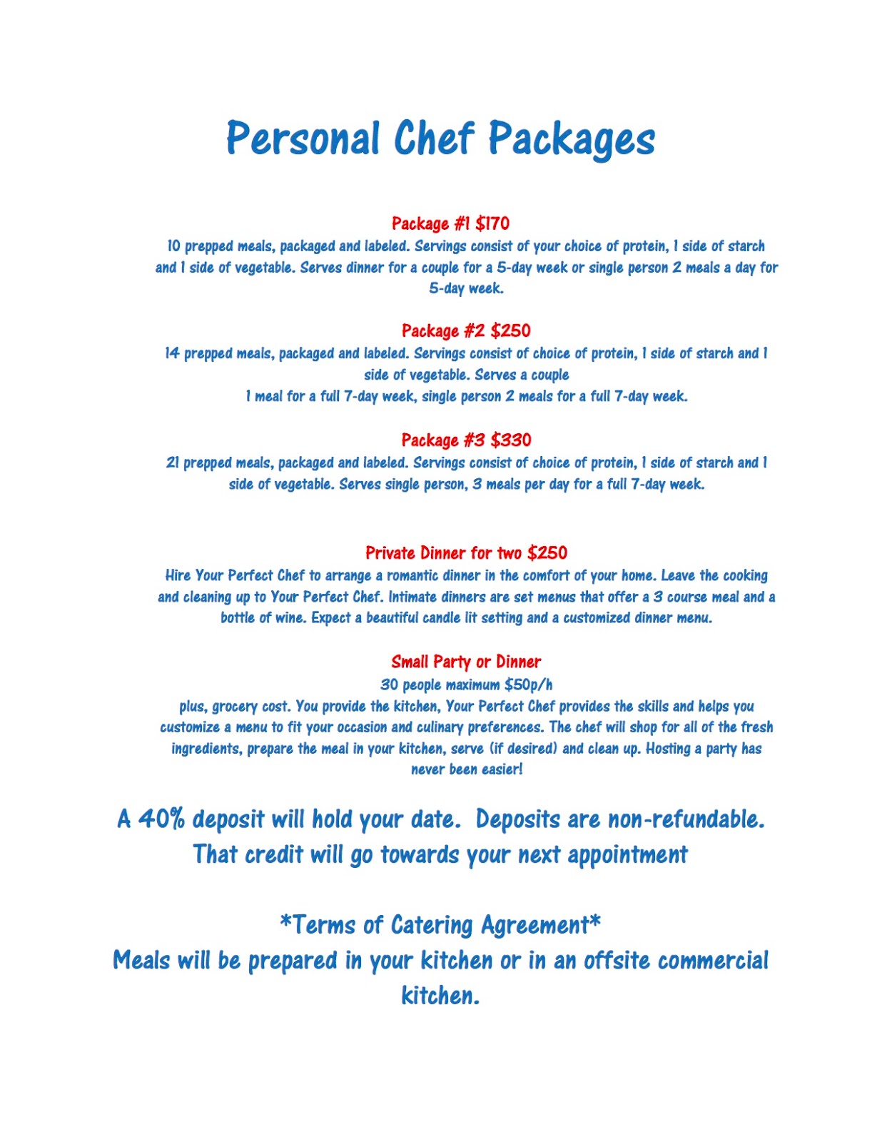 The Perfect Chef: The Perfect Chef For You