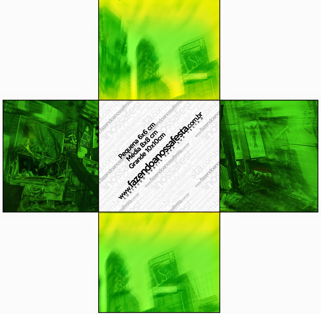 In Green, for Guys Party: Free Printable Boxes. - Oh My Fiesta! in english