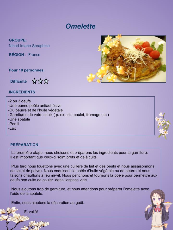 LE FLE À L' ALFRED AYZA: Recettes