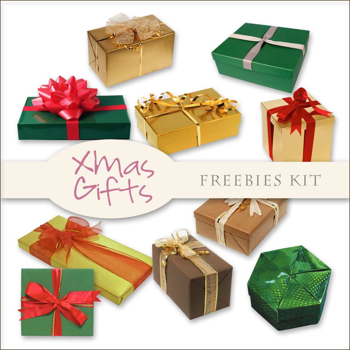 Scrap. DOT: Freebies Gifts Boxes Kit