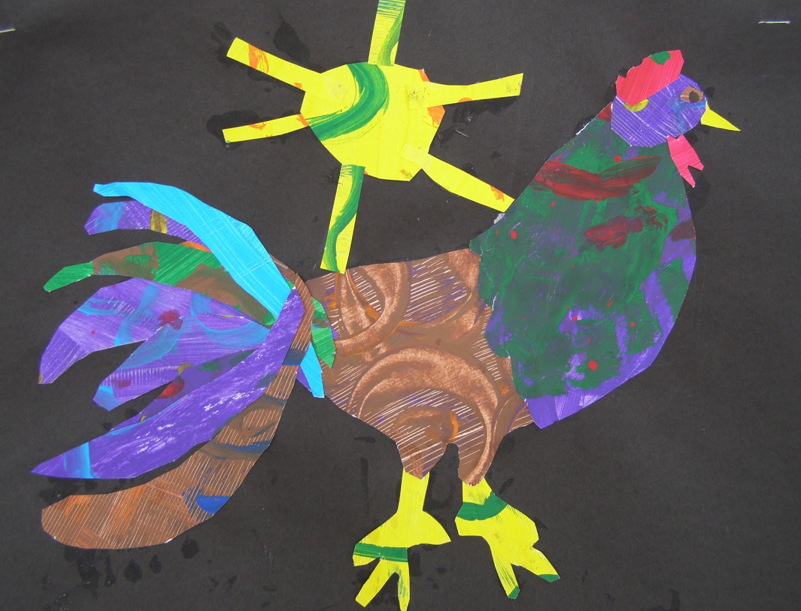 Welcome to Mrs. Peterson's Art Class!: Eric Carle Collages