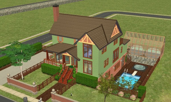 Twoflower's Sims 2 Lots: 130 Sim Lane