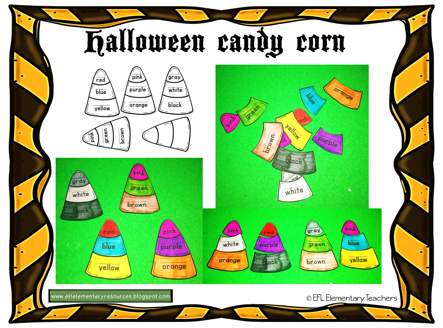 EFL Elementary Teachers: Halloween Resources for Elementary ELL