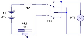 Gambar,2 Rangkaian Modifikasi Driver Motor Dc