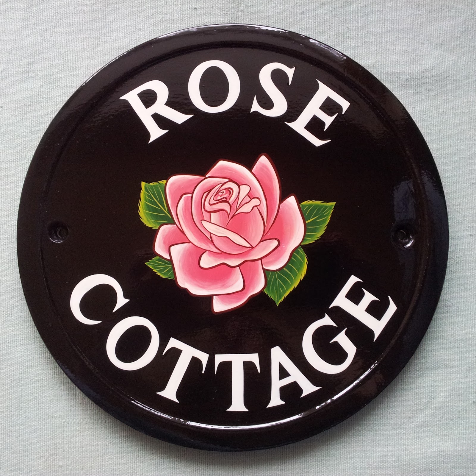 Hand Painted House Signs by Ceramic Art: July 2012