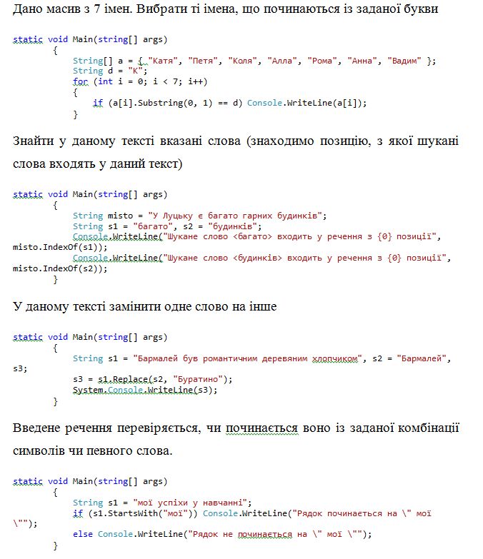 Програміст-це круто!: c# Робота з рядками