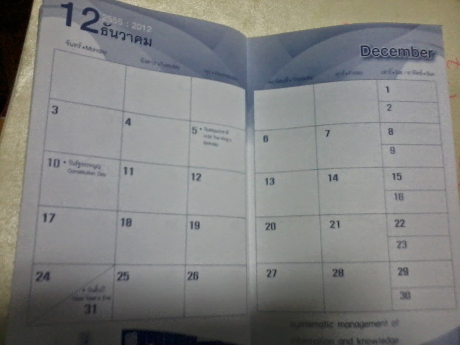 Sistem Penanggalan di Thailand - Fardelyn Hacky