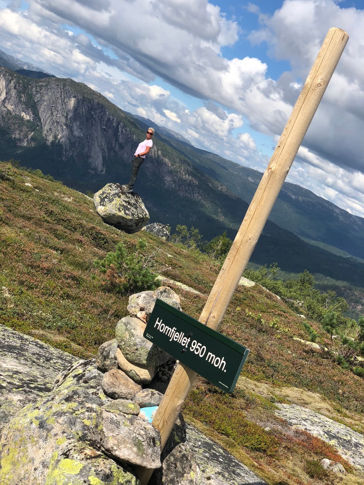 Marits turblogg: Homfjell, med utsikt over hele Setesdalen