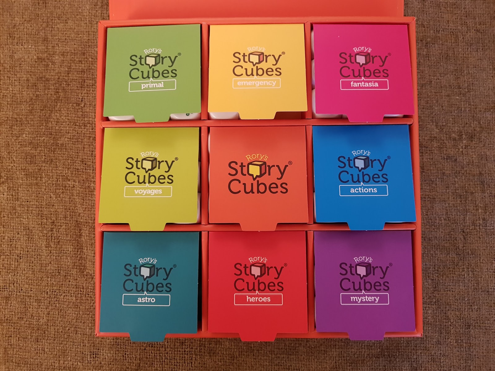 Rory's Story Cubes: A great tool for Storytelling, Roleplaying and ...