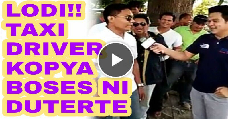 WATCH| Taxi Driver nag viral dahil sa kopyang-kopya ang boses ni Pres ...