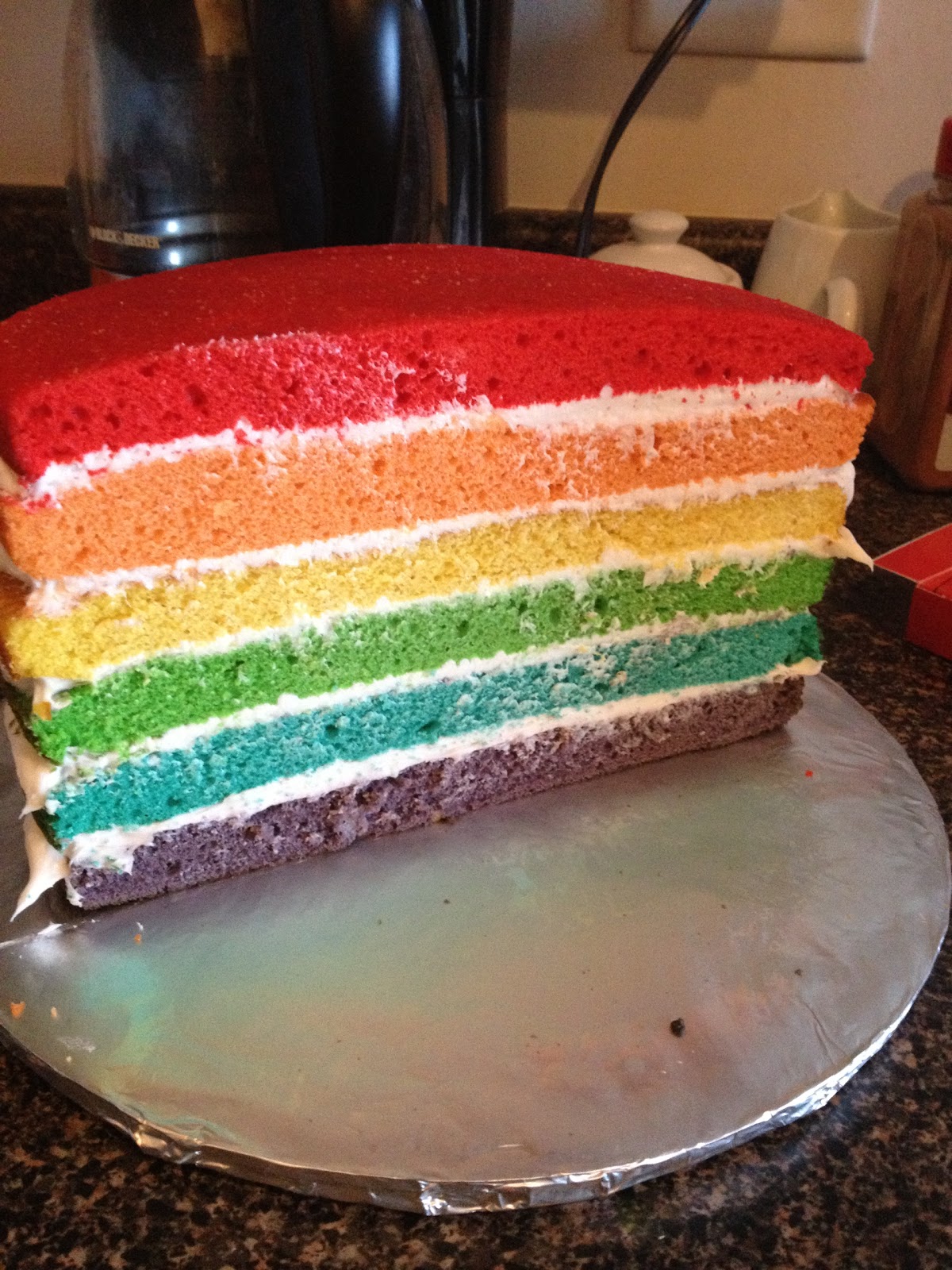 The Cultural Dish: Rainbow Cake Tutorial