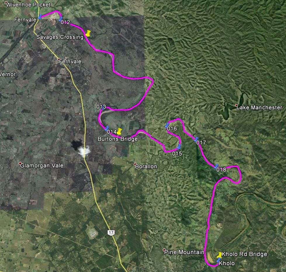 Blue Water Paddling: Kayaking from Fernvale to Kholo Road Bridge