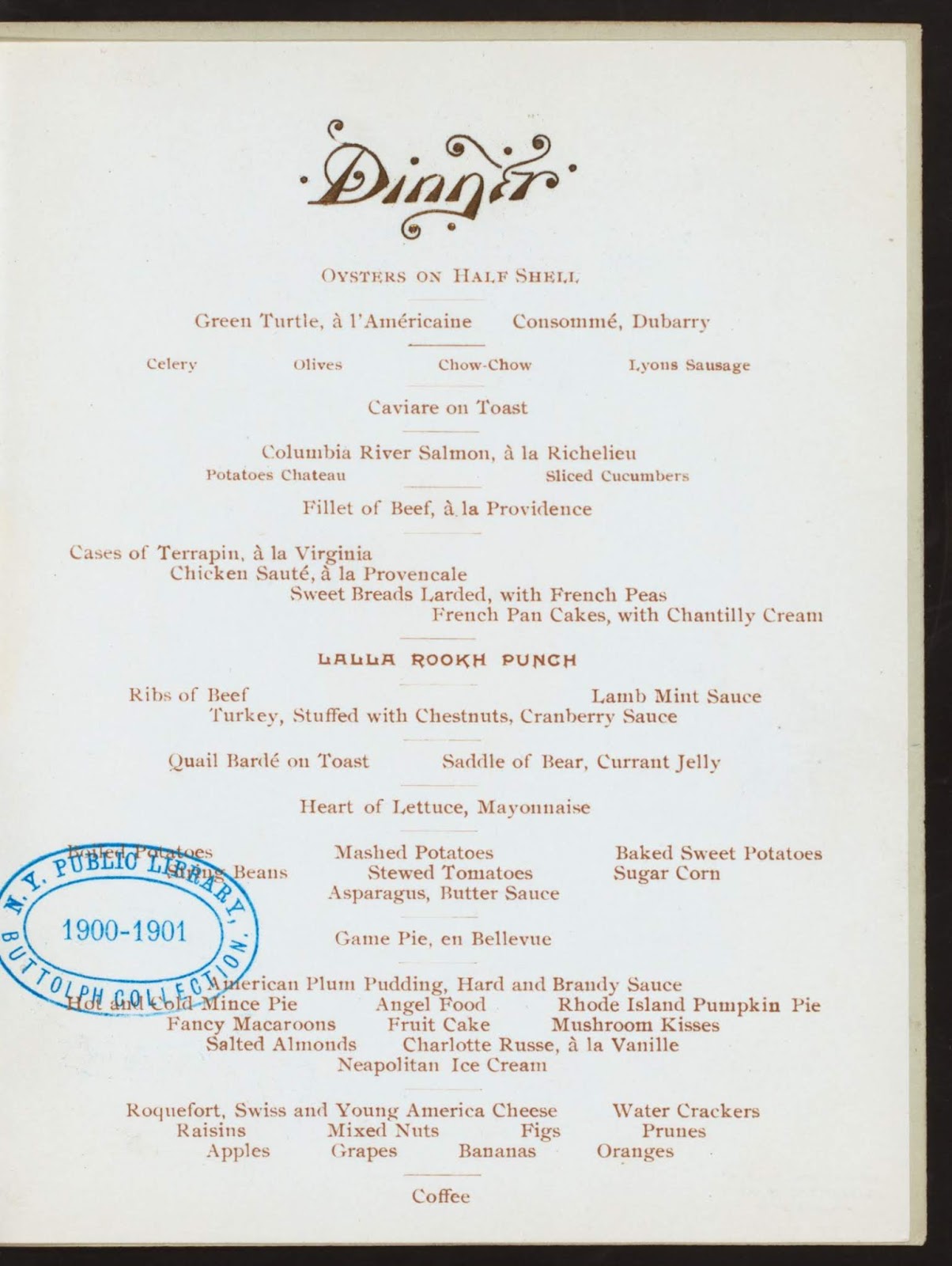 38 Vintage Thanksgiving Menus From the Late 19th Century ~ Vintage Everyday
