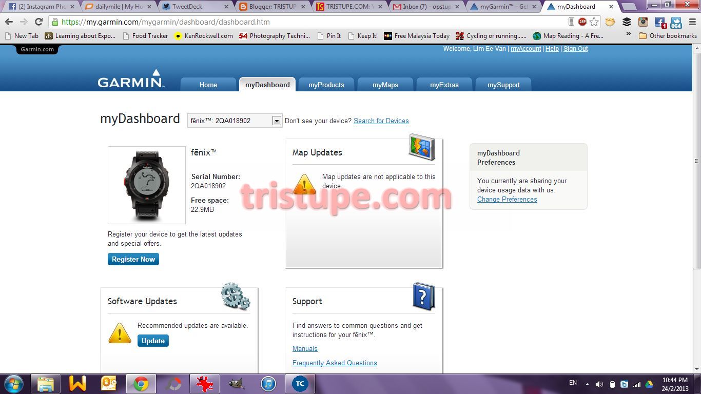 Garmin Fenix : UnBoxing ~ TRISTUPE.COM